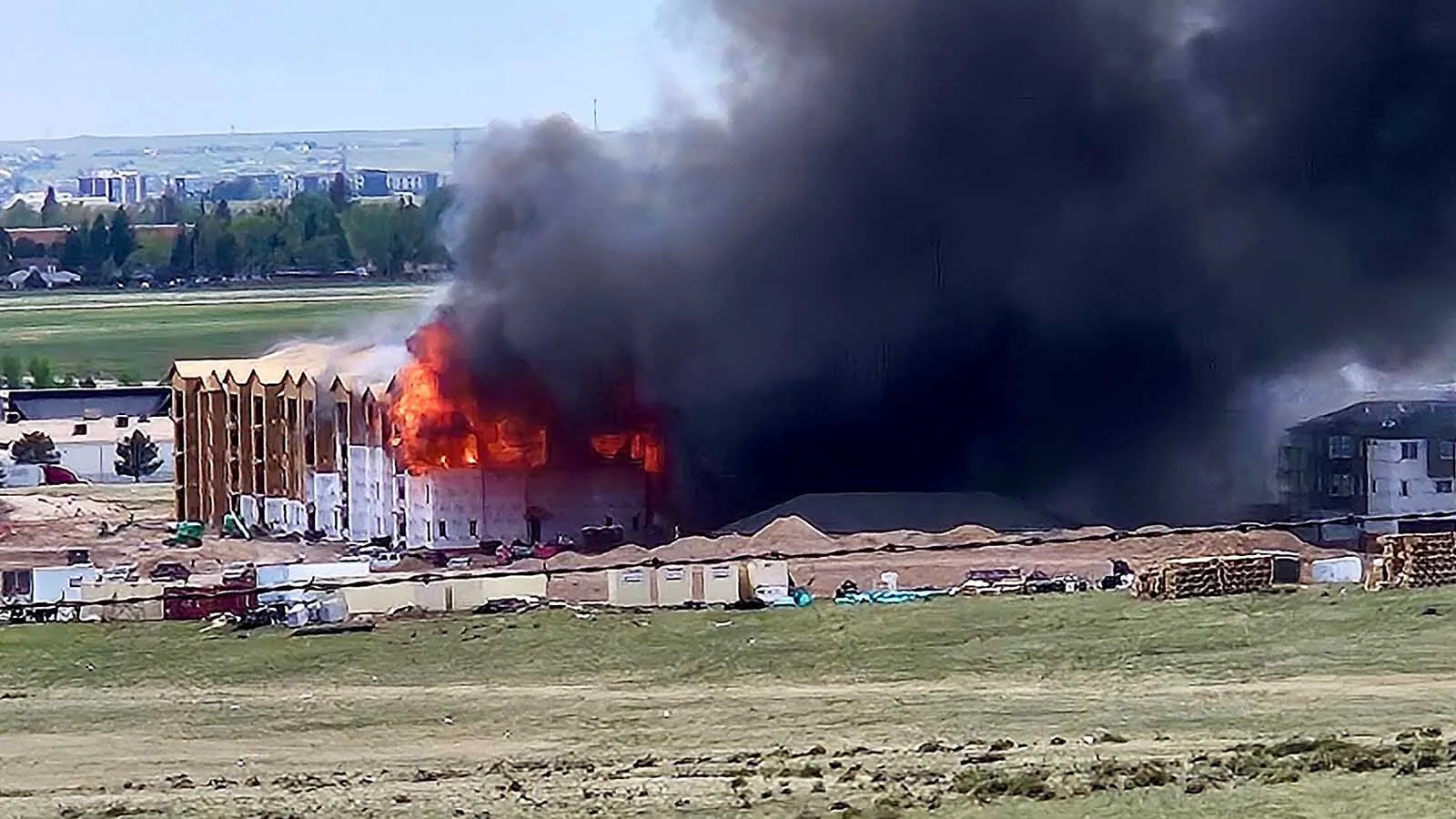 "Total Loss": Witness Says Fire Ripped Through Cheyenne Apartment ...