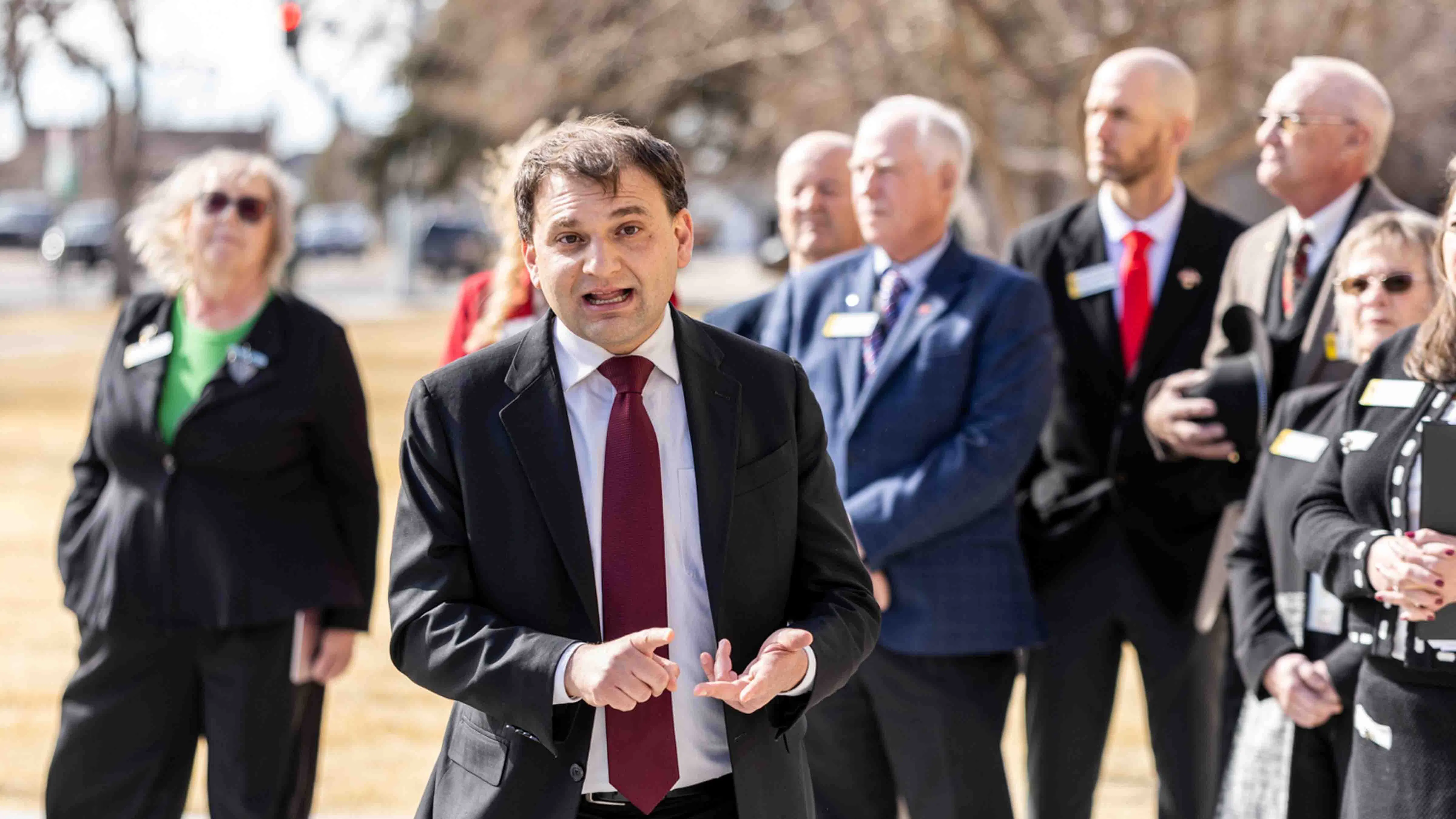 Wyoming Freedom Caucus Unveils 2026 Agenda Outside Wyoming Capitol ...