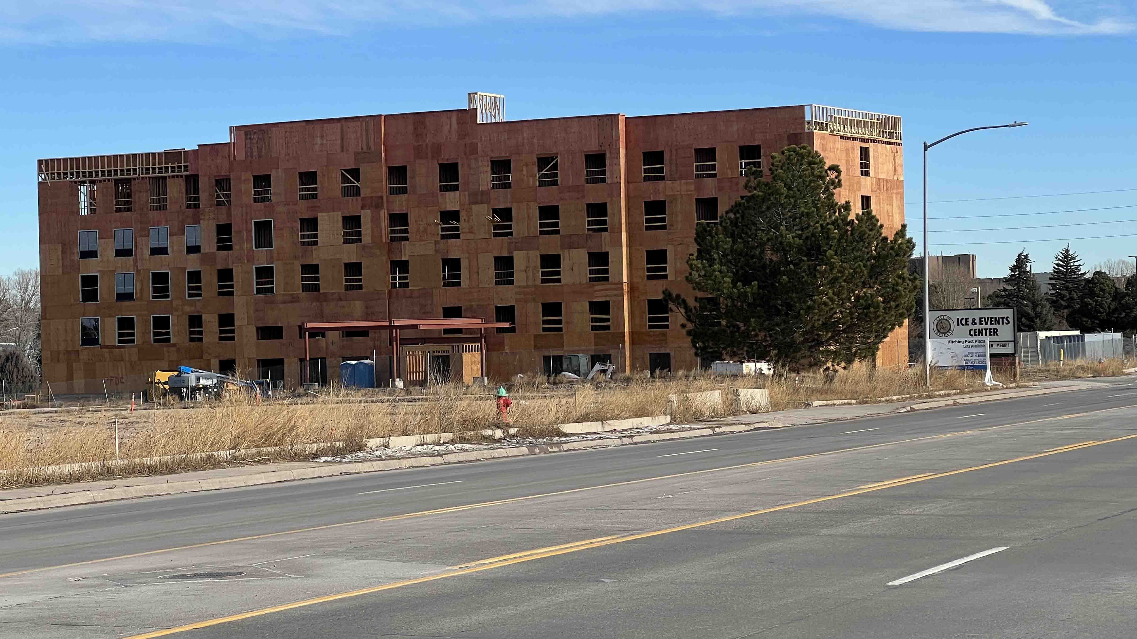 Finally Some Visual Progress At Cheyenne's Old Hitching Post Inn Site ...