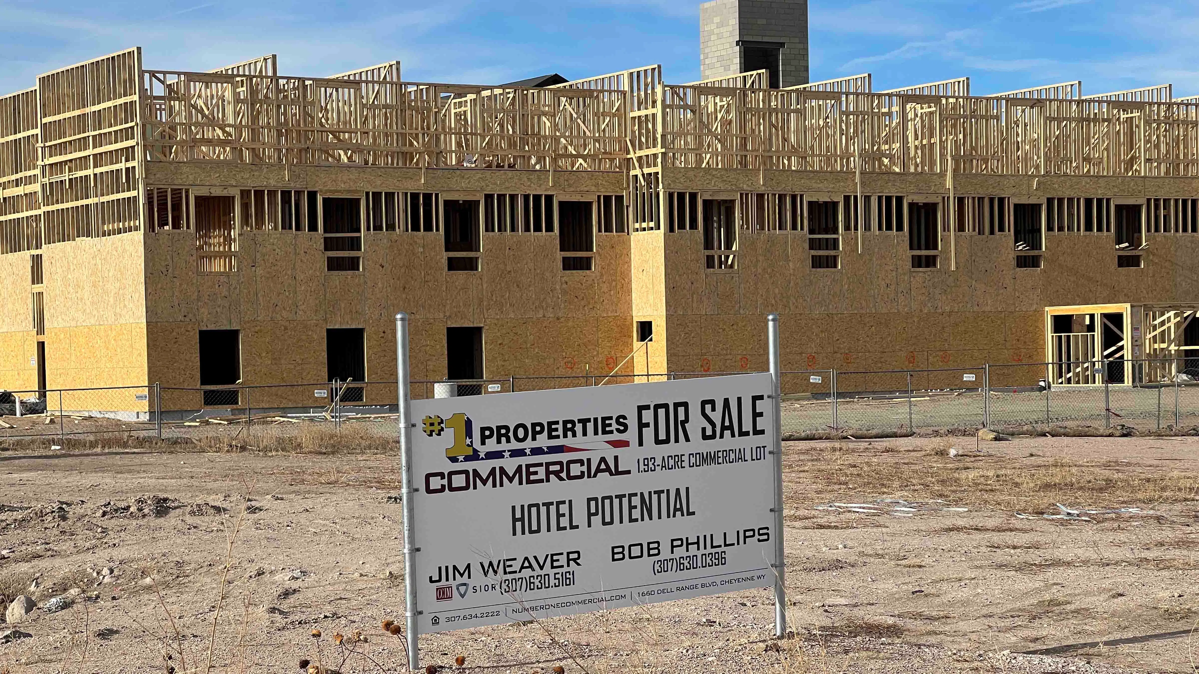 Finally Some Visual Progress At Cheyenne's Old Hitching Post Inn Site ...