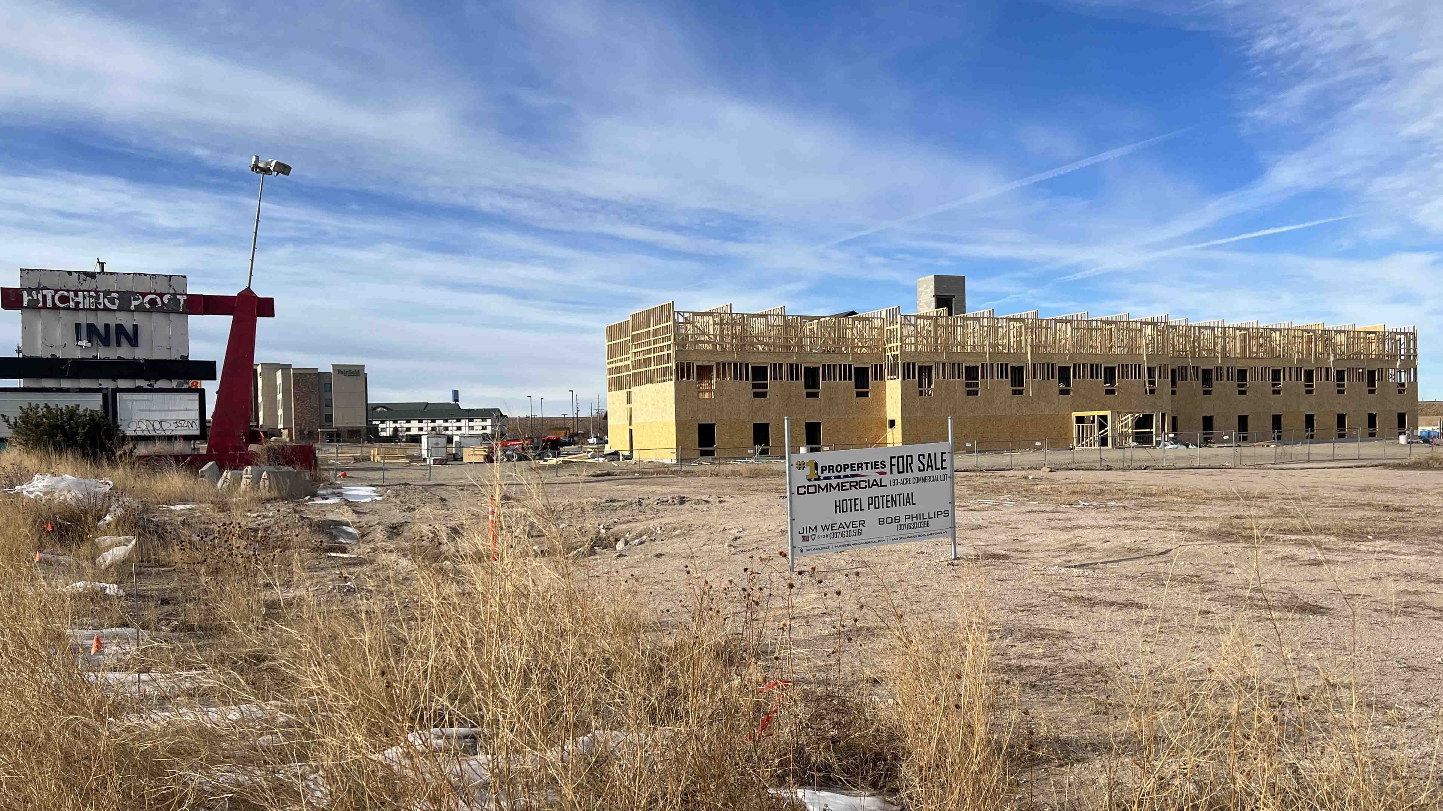 Finally Some Visual Progress At Cheyenne's Old Hitching Post Inn Site ...
