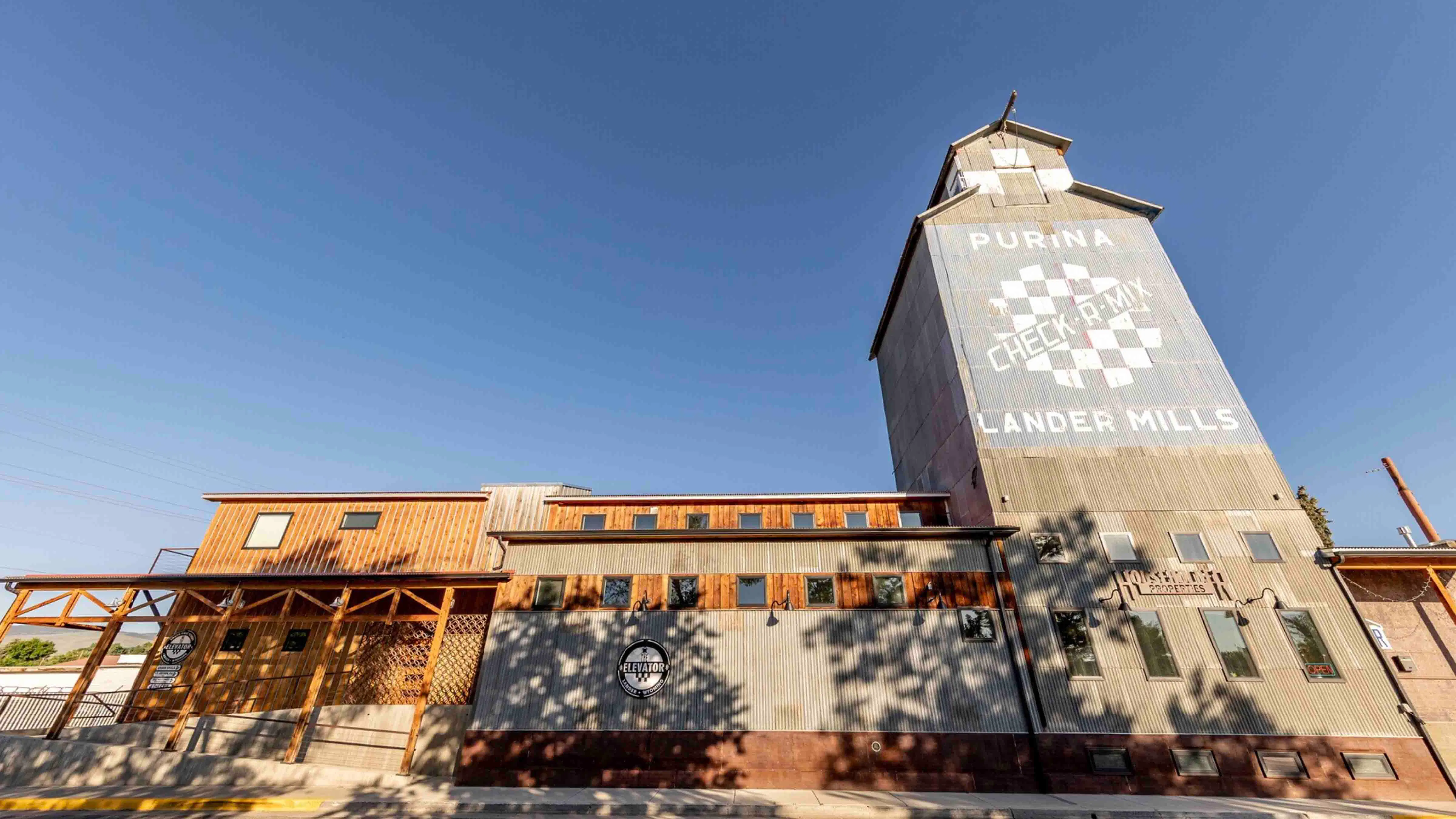 Why Is There A Bike On Top Of The Historic Lander Grain Elevator ...